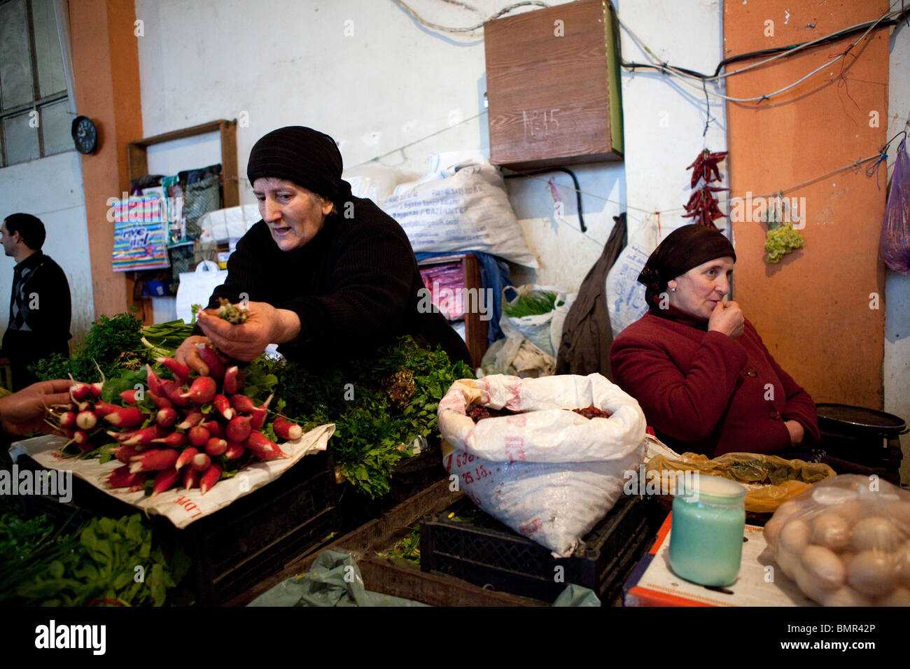 Food market, Batumi, Georgia Stock Photo - Alamy
