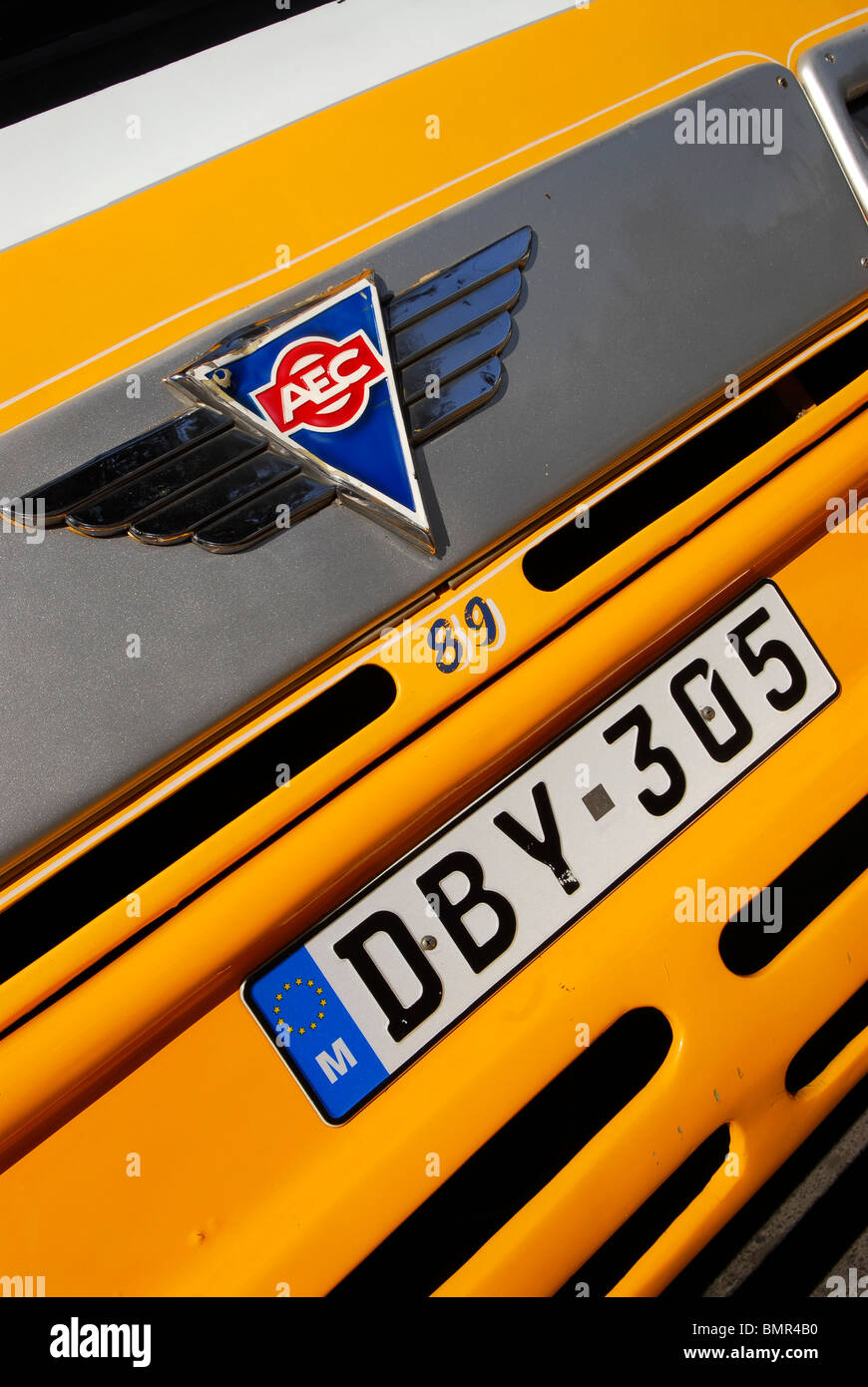 Number plate bus hi-res stock photography and images - Alamy