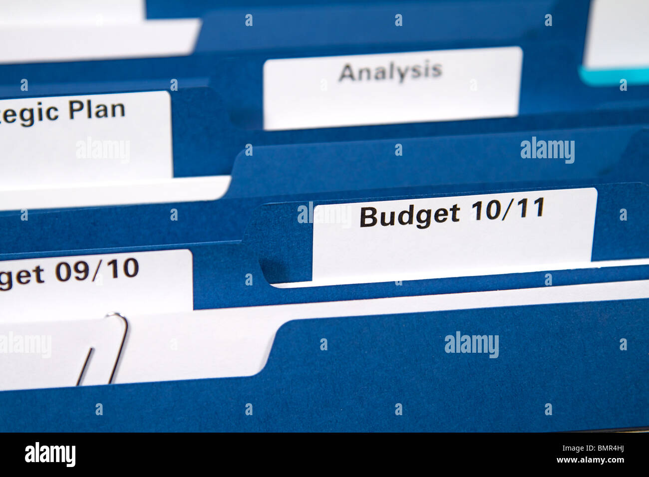 Filing cabinet full of business folders and documents Stock Photo - Alamy