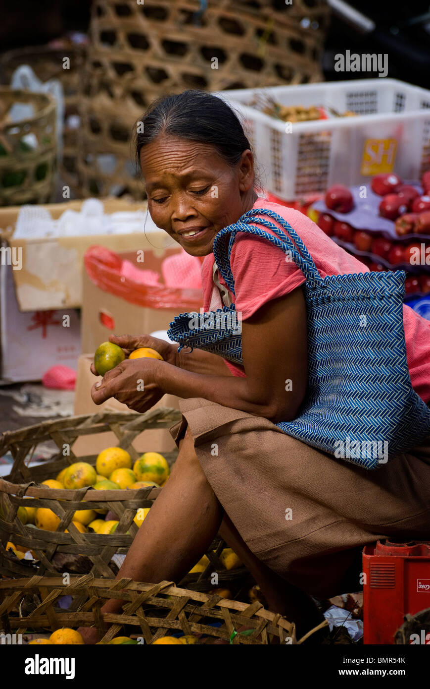 The market ladies at the Ubud, Bali public market are an interesting ...