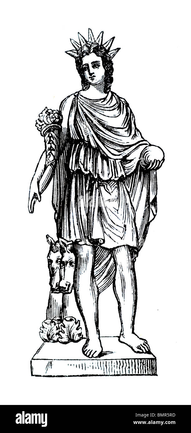 Greek sun god Cut Out Stock Images & Pictures - Alamy