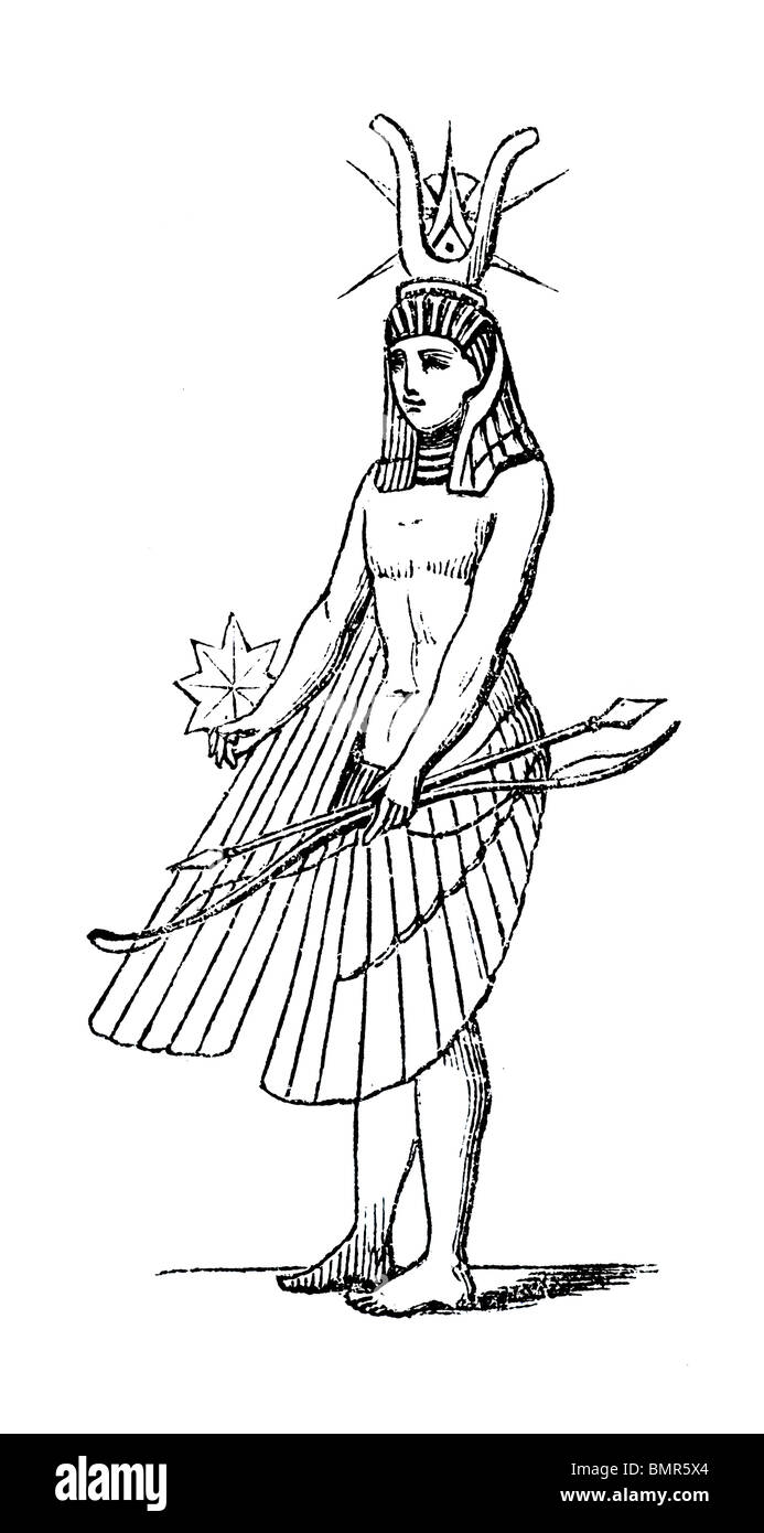 Egyptian Falcon God Horus Coloring Pages Drawings Egyptian Mythology ...