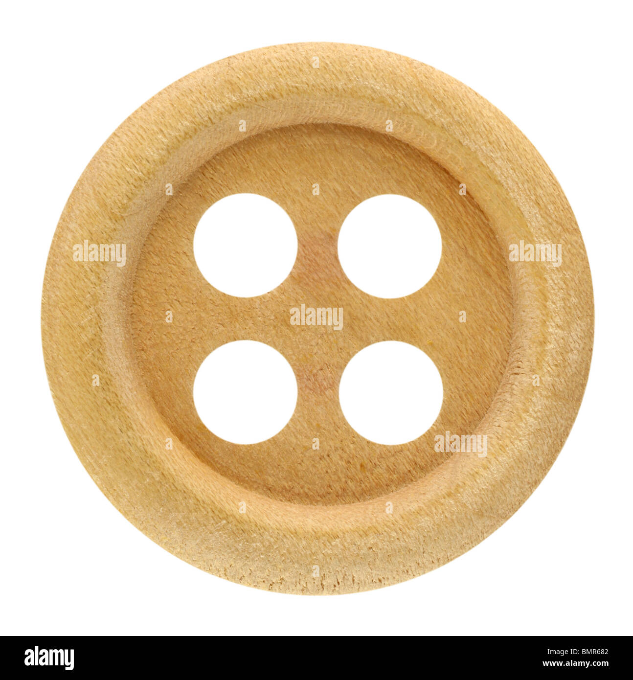 Cloth button isolated in white Stock Photo - Alamy