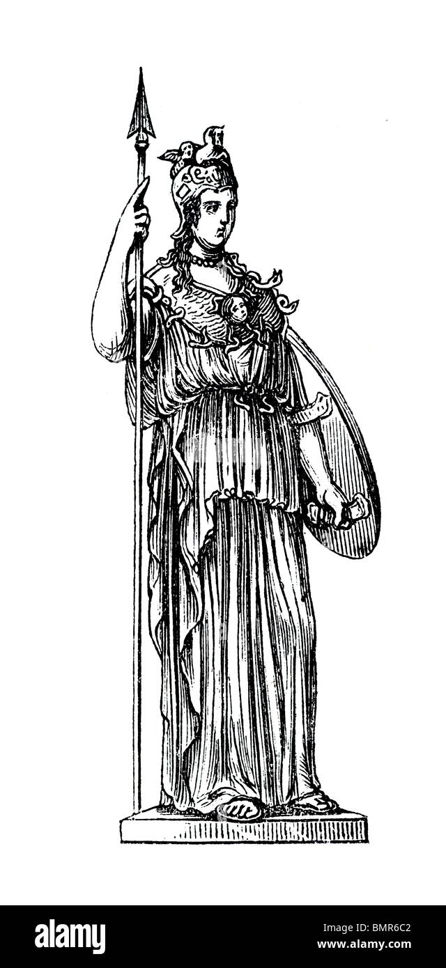 Minerva roman mythology hi-res stock photography and images - Alamy