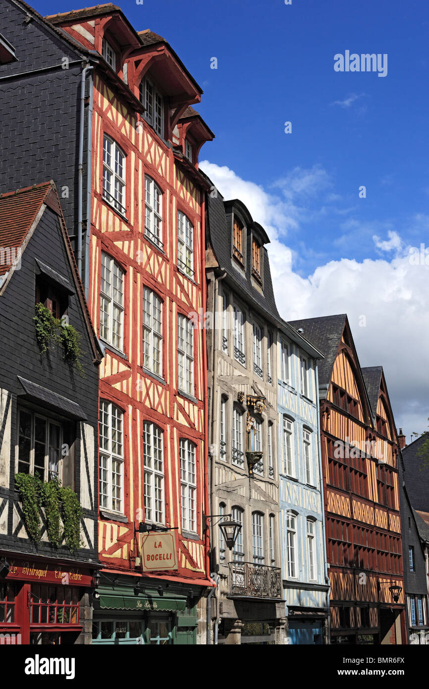 Rouen france old town hi-res stock photography and images - Alamy