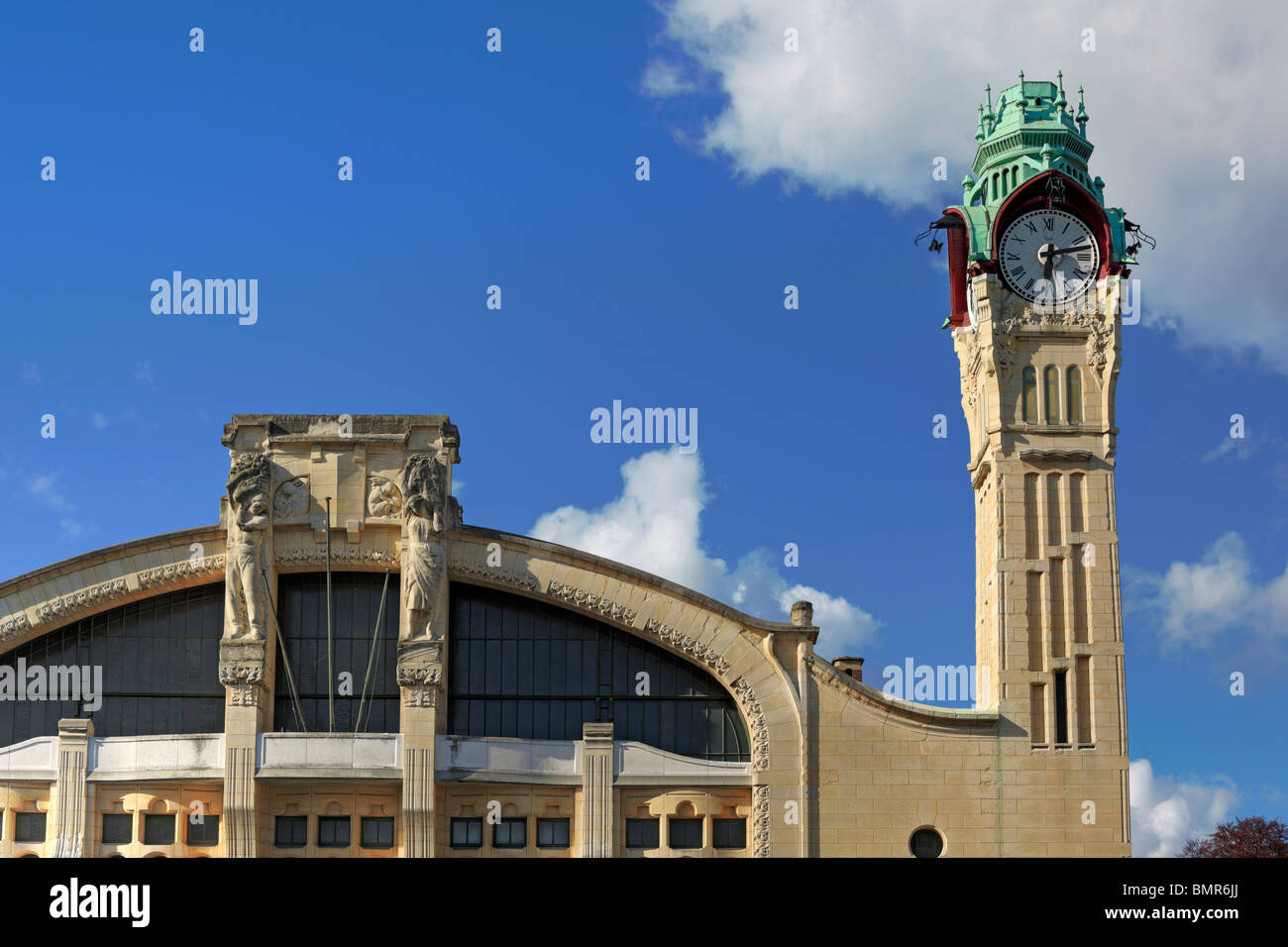 Rouen railway station, Rouen, Seine-Maritime department, Upper Normandy ...