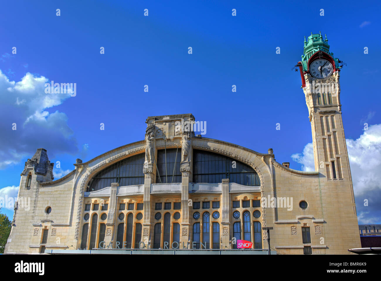 Rouen railway station, Rouen, Seine-Maritime department, Upper Normandy ...