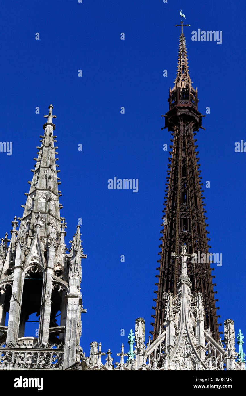 Rouen cathedral, Rouen, Seine-Maritime department, Upper Normandy ...