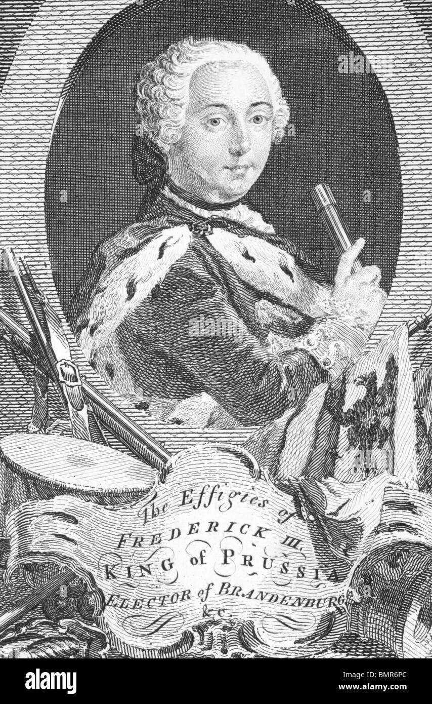 Frederick i prussia Black and White Stock Photos & Images - Alamy
