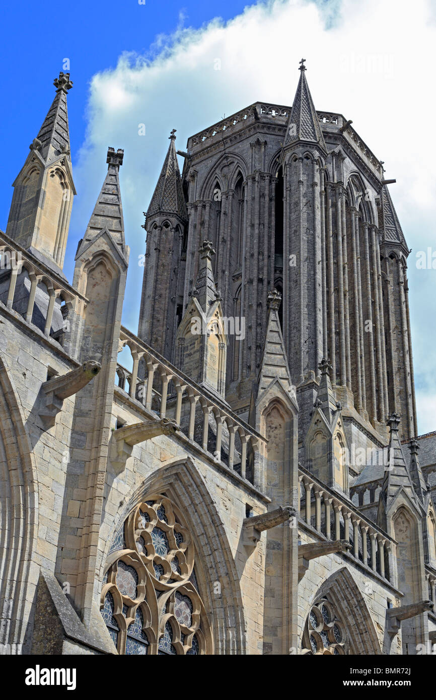 Coutances Cathedral, Coutances, Manche department, Lower Normandy ...