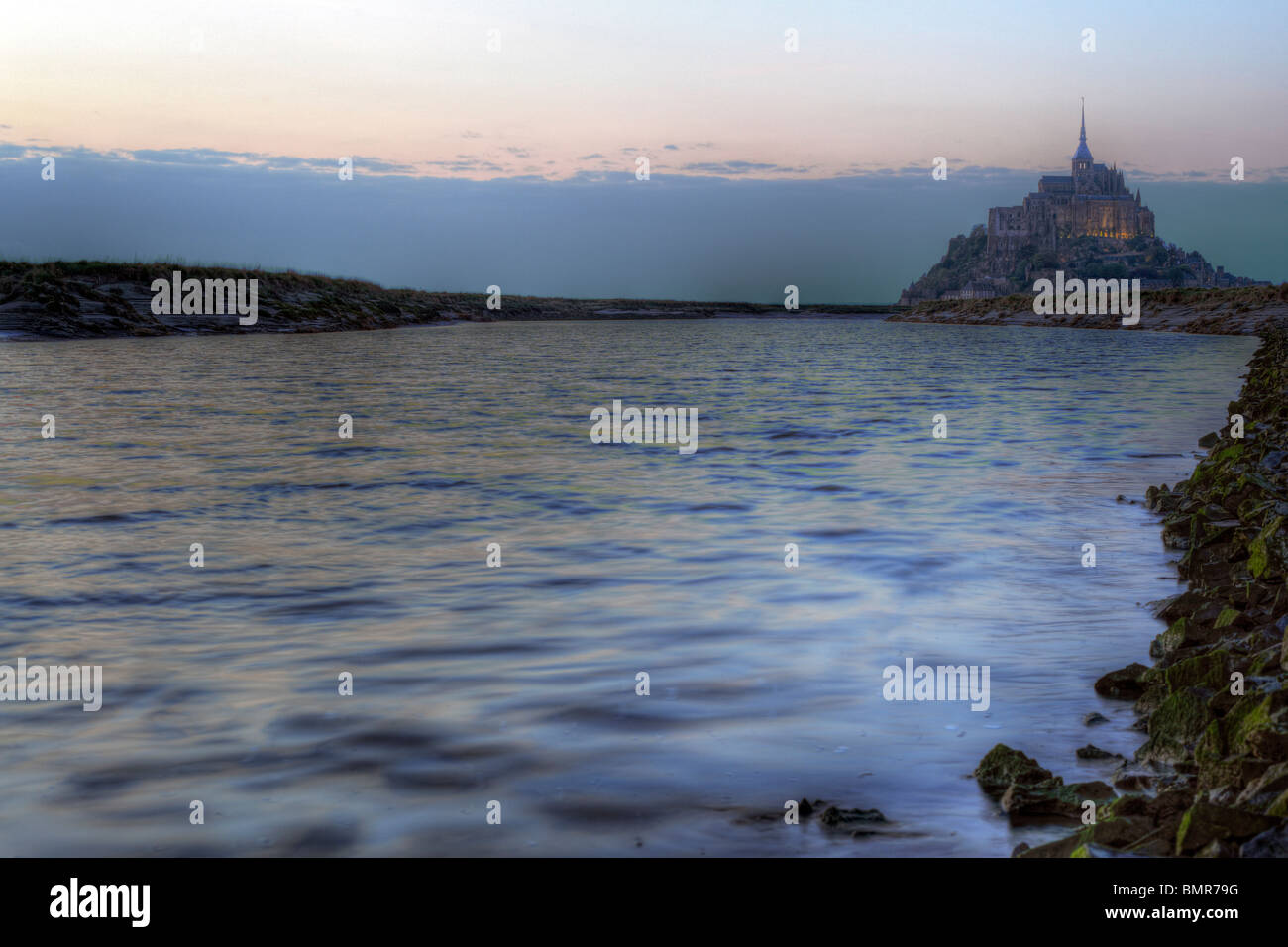 Mont Saint-Michel, Manche department, Lower Normandy, France Stock ...
