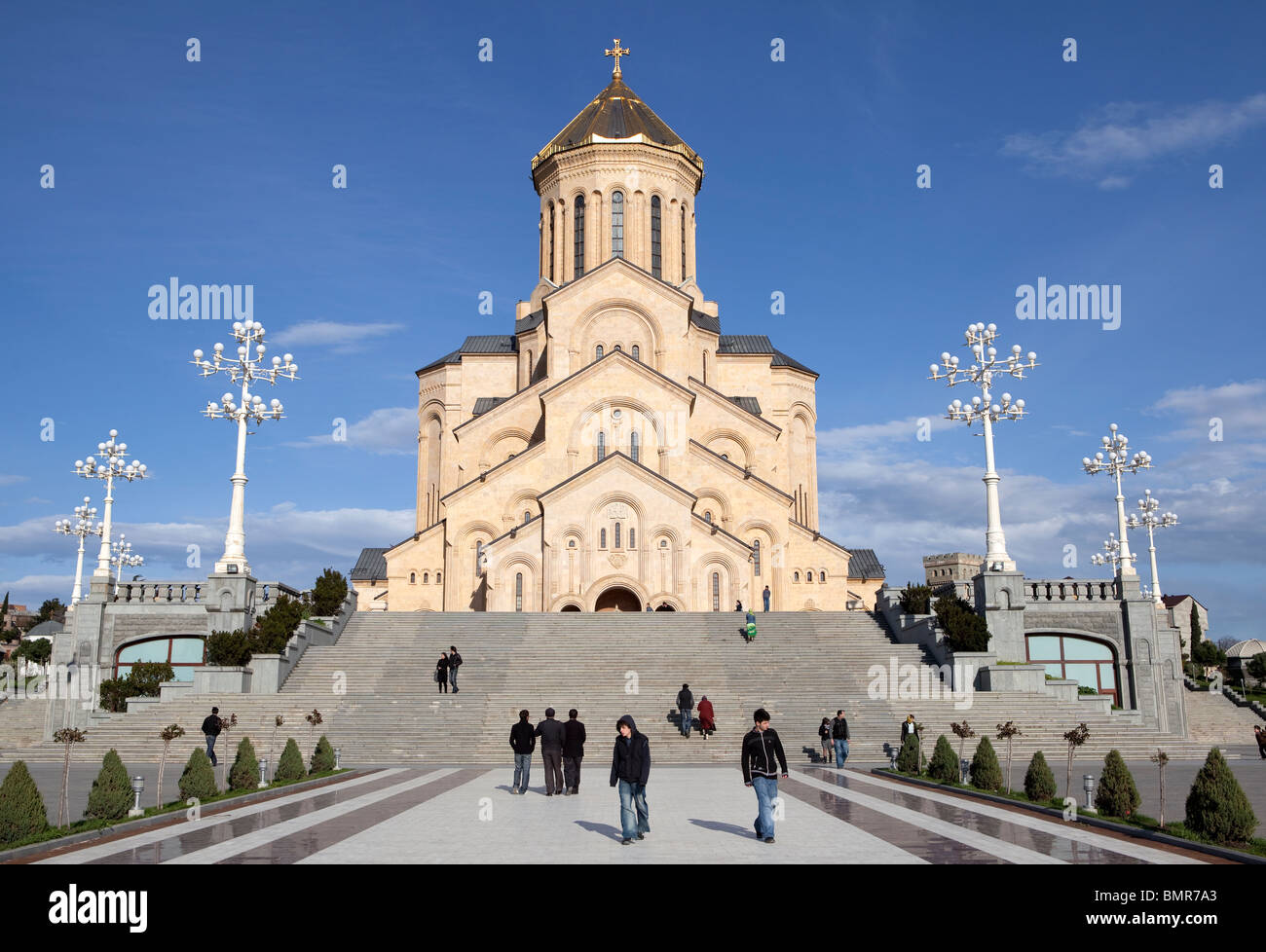 Tbilisi Holy Trinity Sameba Cathedral, Georgia Stock Photo - Alamy