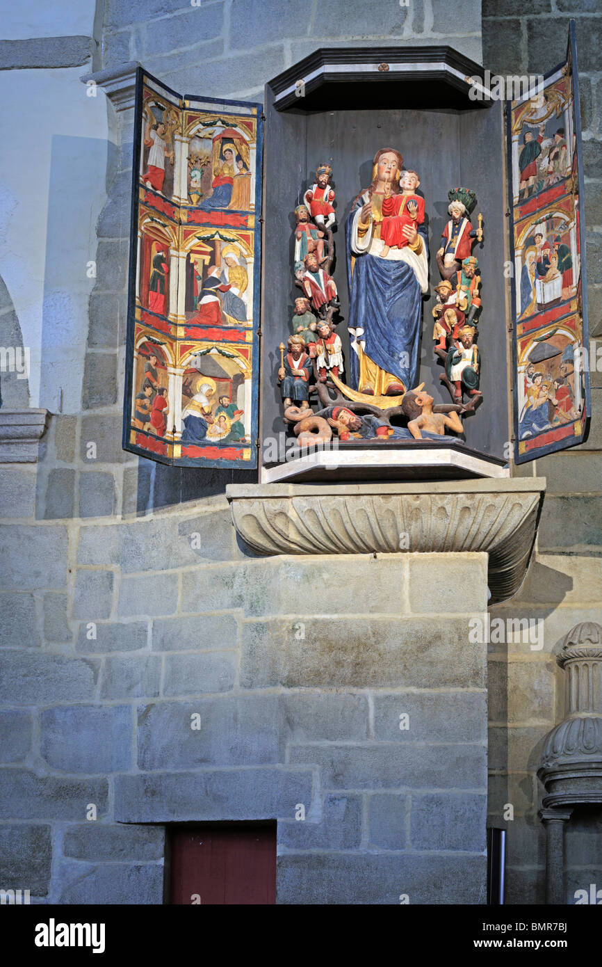 Saint-Thegonnec, Parish close, Finistere department, Brittany, France ...