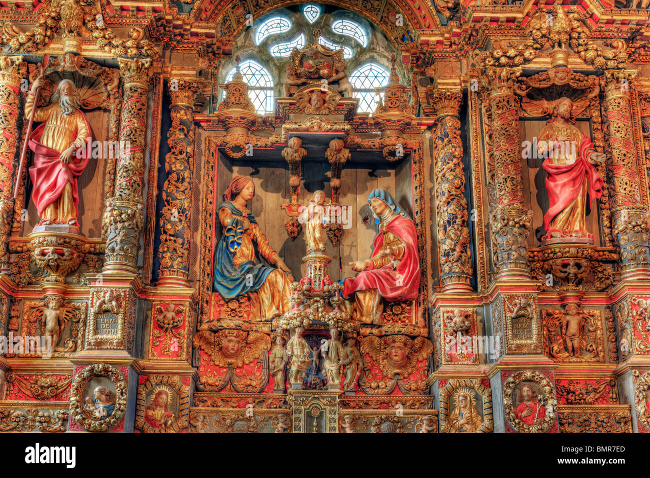 Commana, Parish close, Finistere department, Brittany, France Stock ...