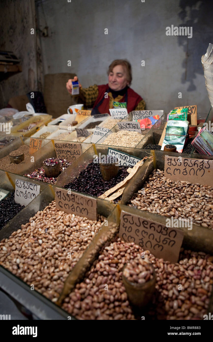 Food market, Batumi, Georgia Stock Photo - Alamy