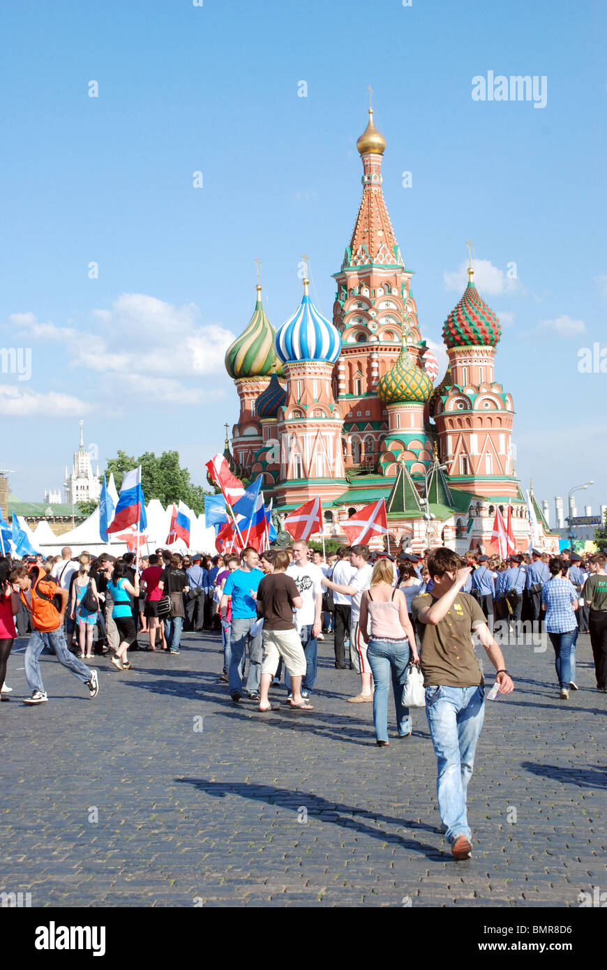 Red Square on Russia's Day Stock Photo - Alamy