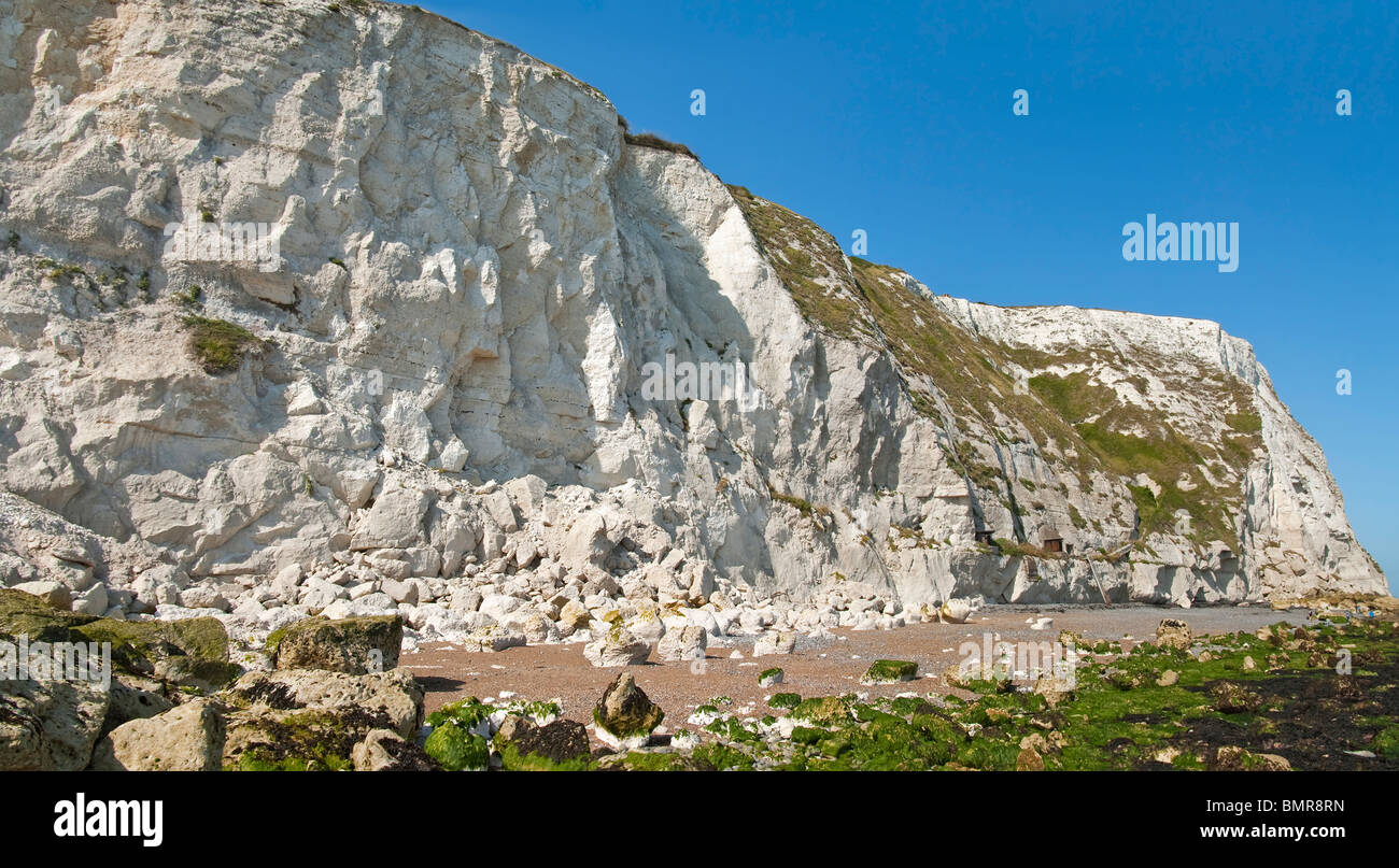 Dover white cliffs england panoramic view cliff hi-res stock ...