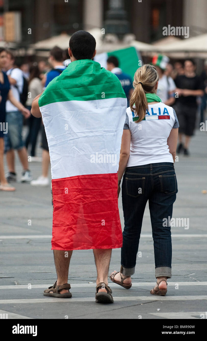 Football supporters flag hi-res stock photography and images - Alamy