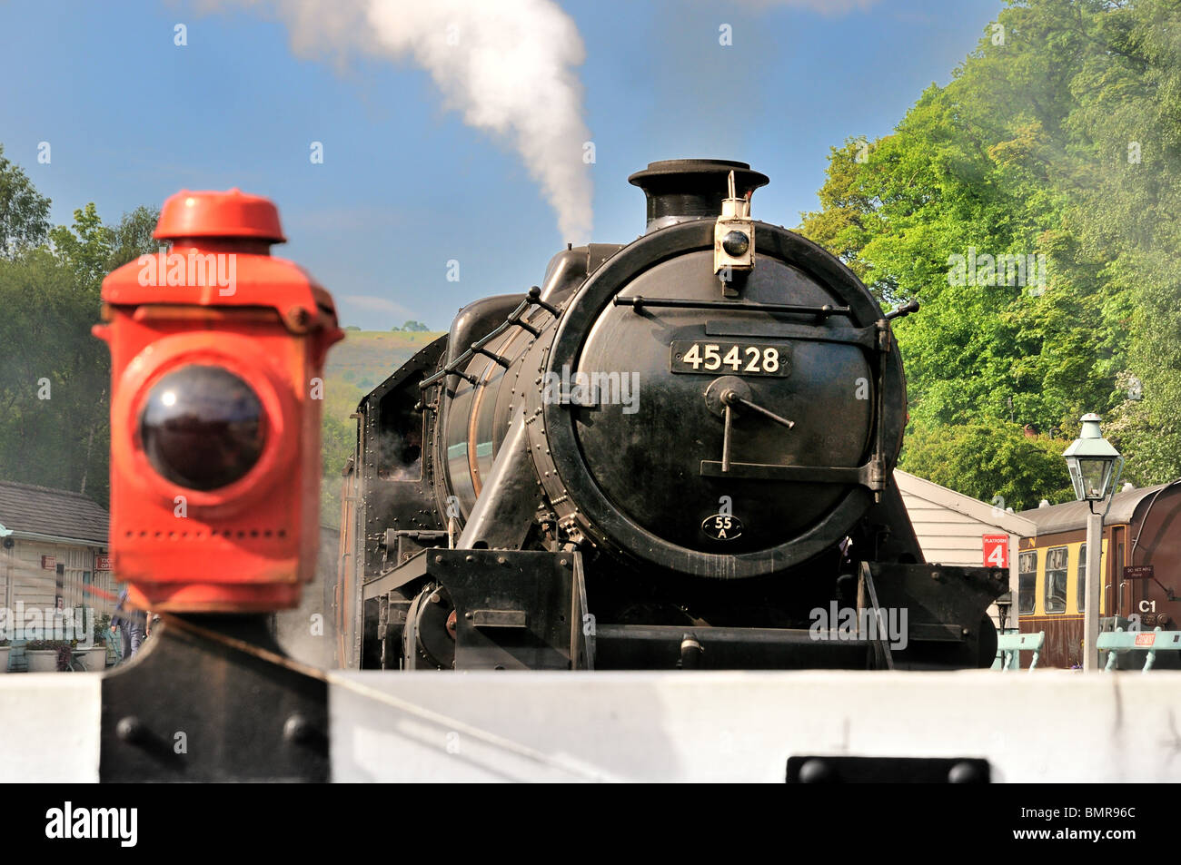 Steam engines at Grosmont Station North Yorkshire Moors Railway Stock ...