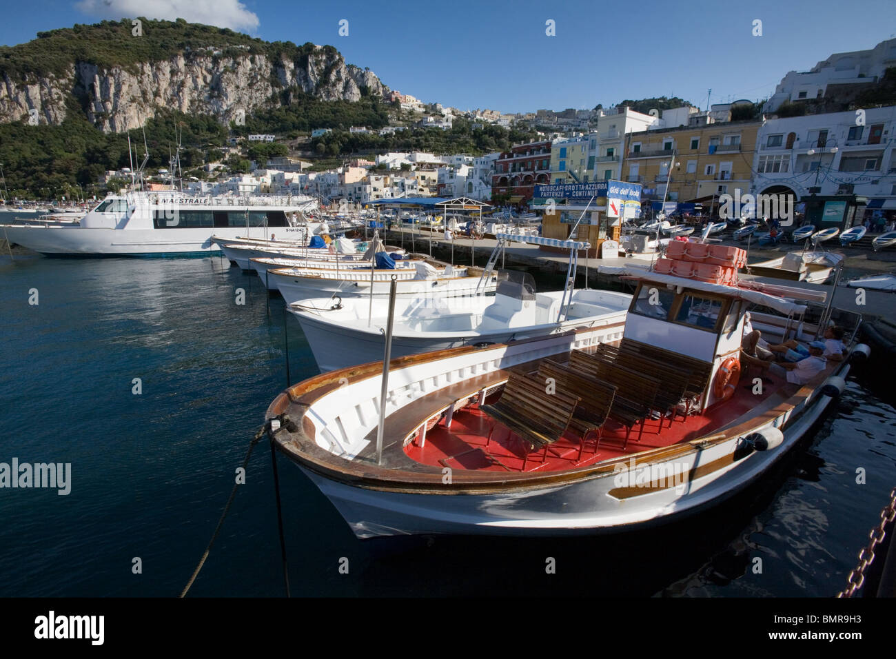Capri, Italy, the Port Stock Photo - Alamy