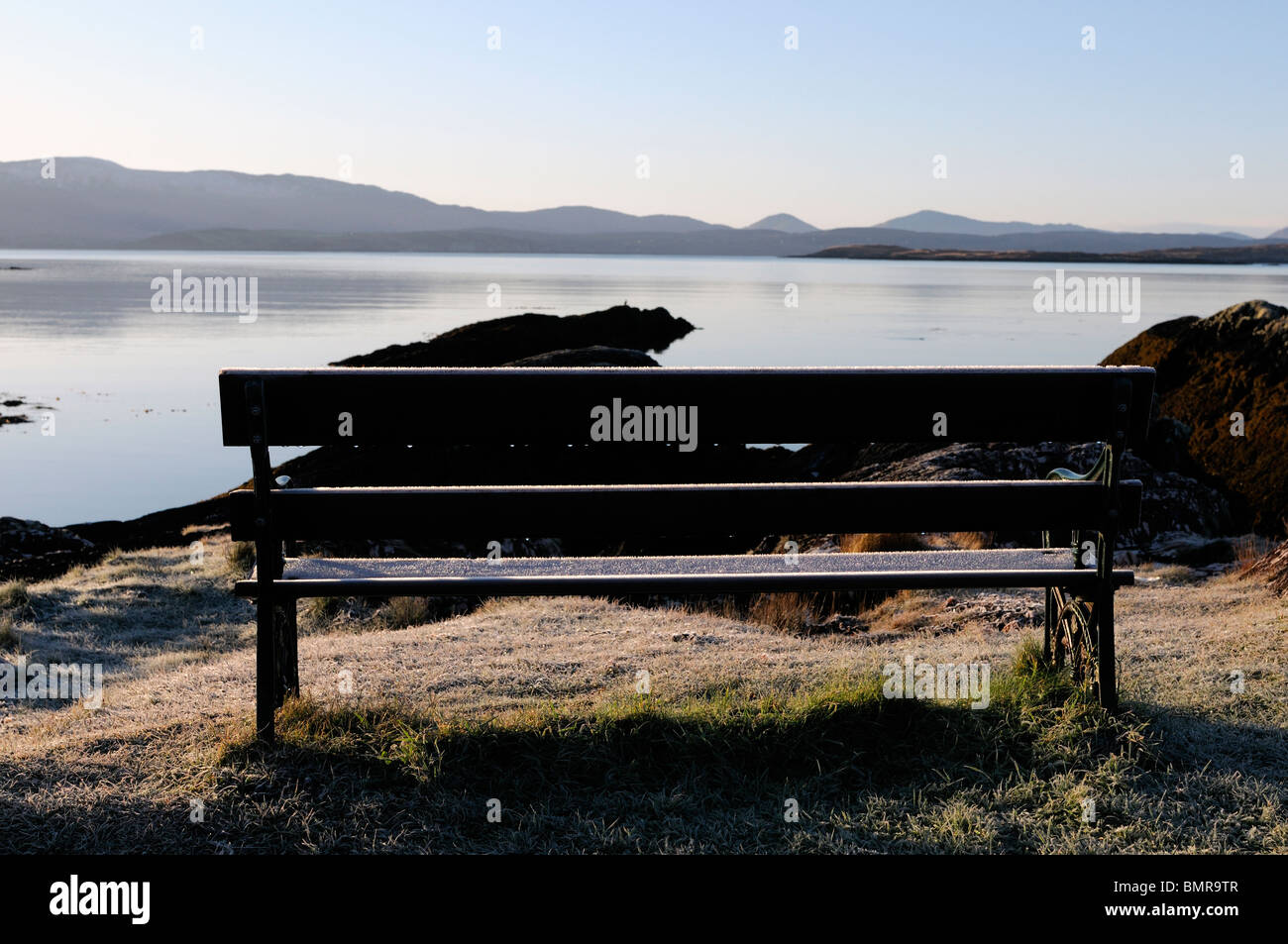 tidal mouth roughty river or kenmare river lough bay Parknasilla Sneem ...