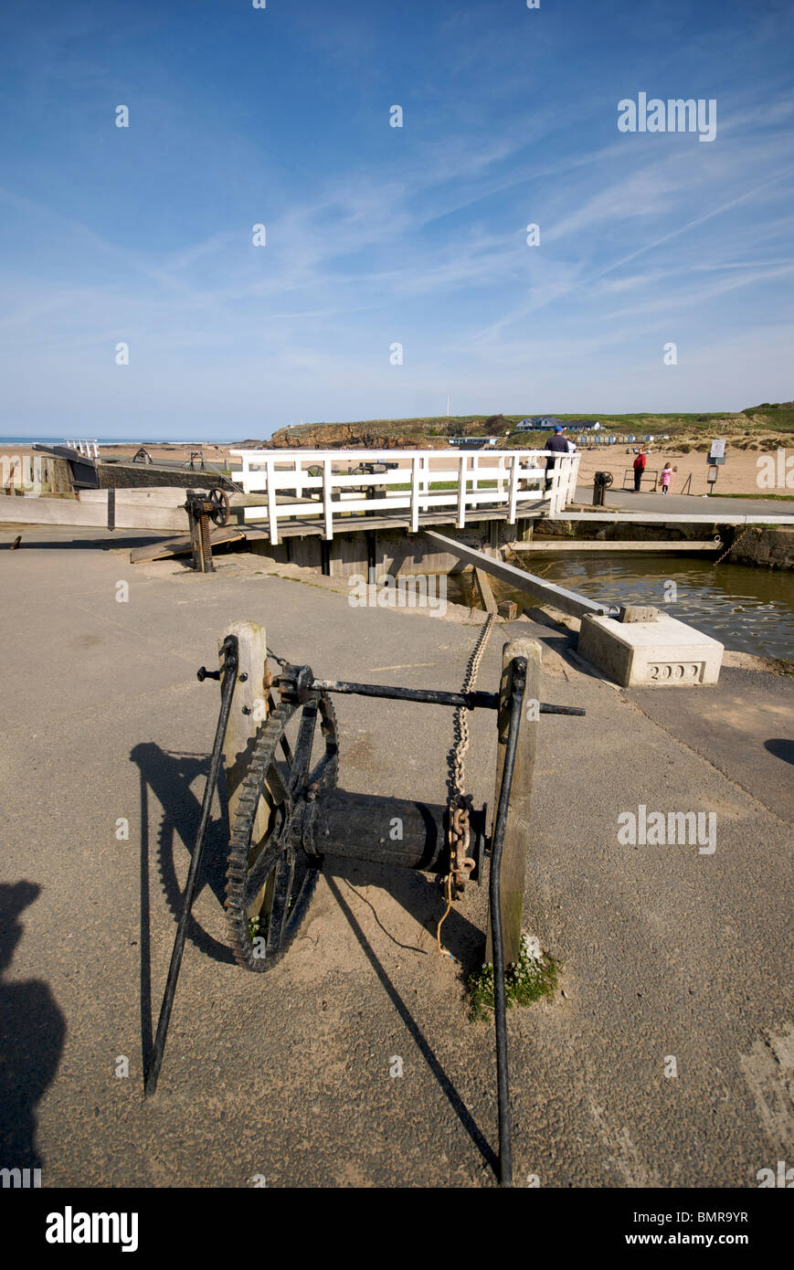 Bude Cornwall UK Canal Sea Lock Stock Photo - Alamy
