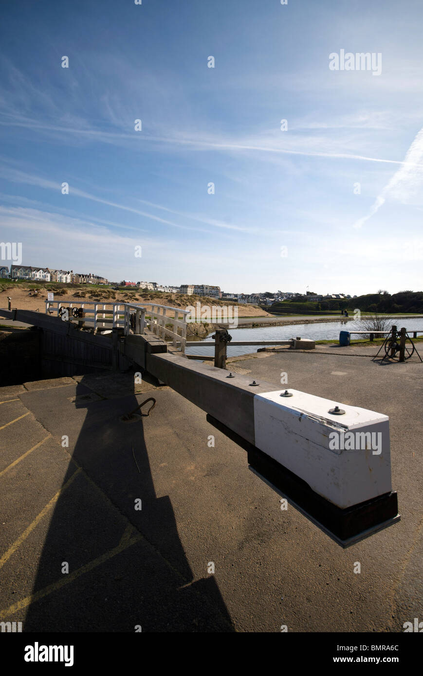 Bude Cornwall UK Canal Sea Lock Stock Photo - Alamy