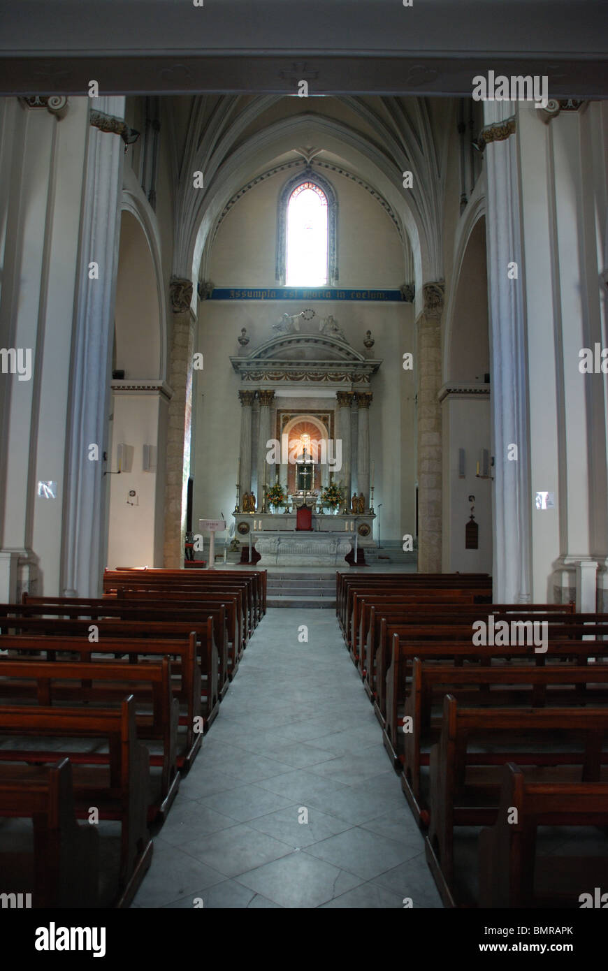 Interior view of the Cathedral of St. Mary Crowned, Gibraltar, UK ...