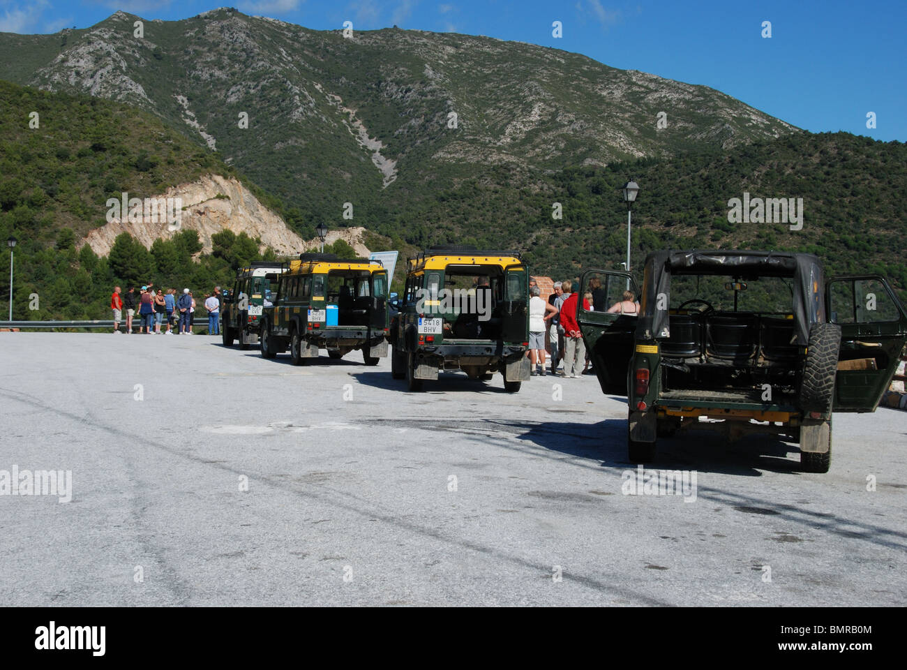Offroad adventure safari group, Ojen, Malaga Province, Andalucia, Spain ...