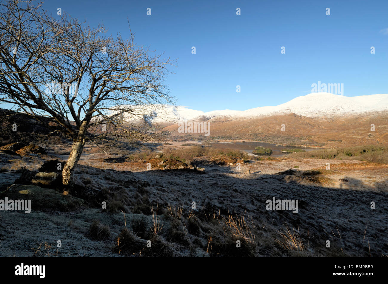 mcgillycuddy reeks killarney kerry ireland snow cover covered mountains ...