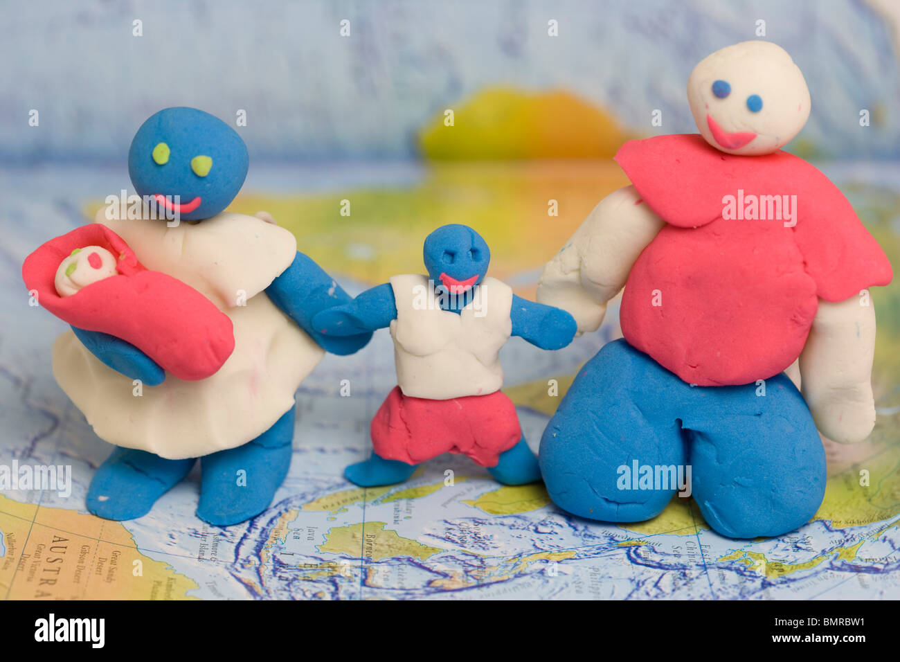 Children walking map hi-res stock photography and images - Alamy