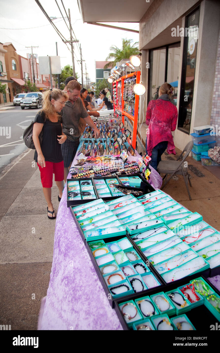 First Friday Festival, Wailuku, Maui, Hawaii Stock Photo - Alamy