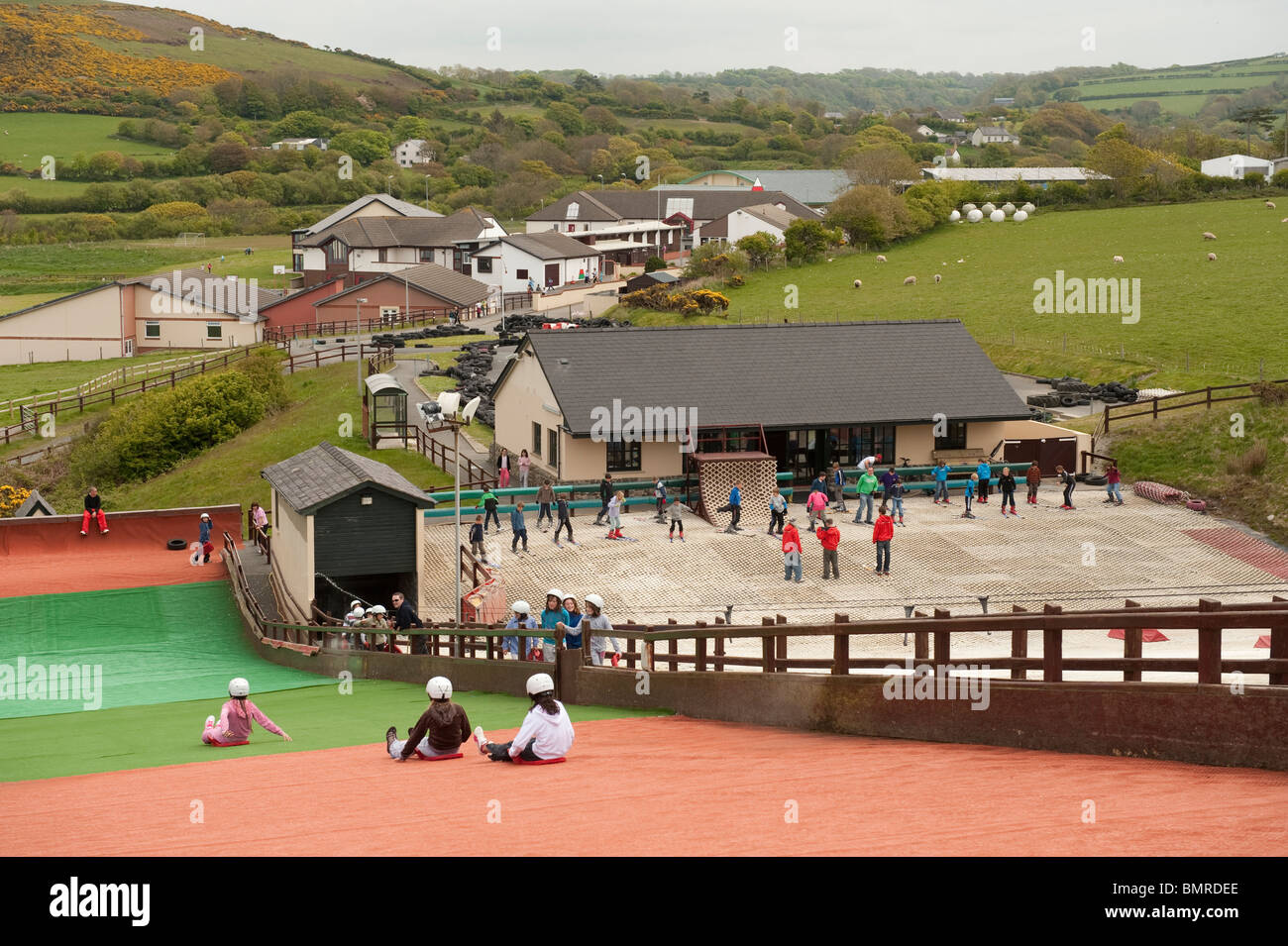 The Urdd Centre, Llangrannog, Ceredigion, West Wales UK Stock Photo - Alamy
