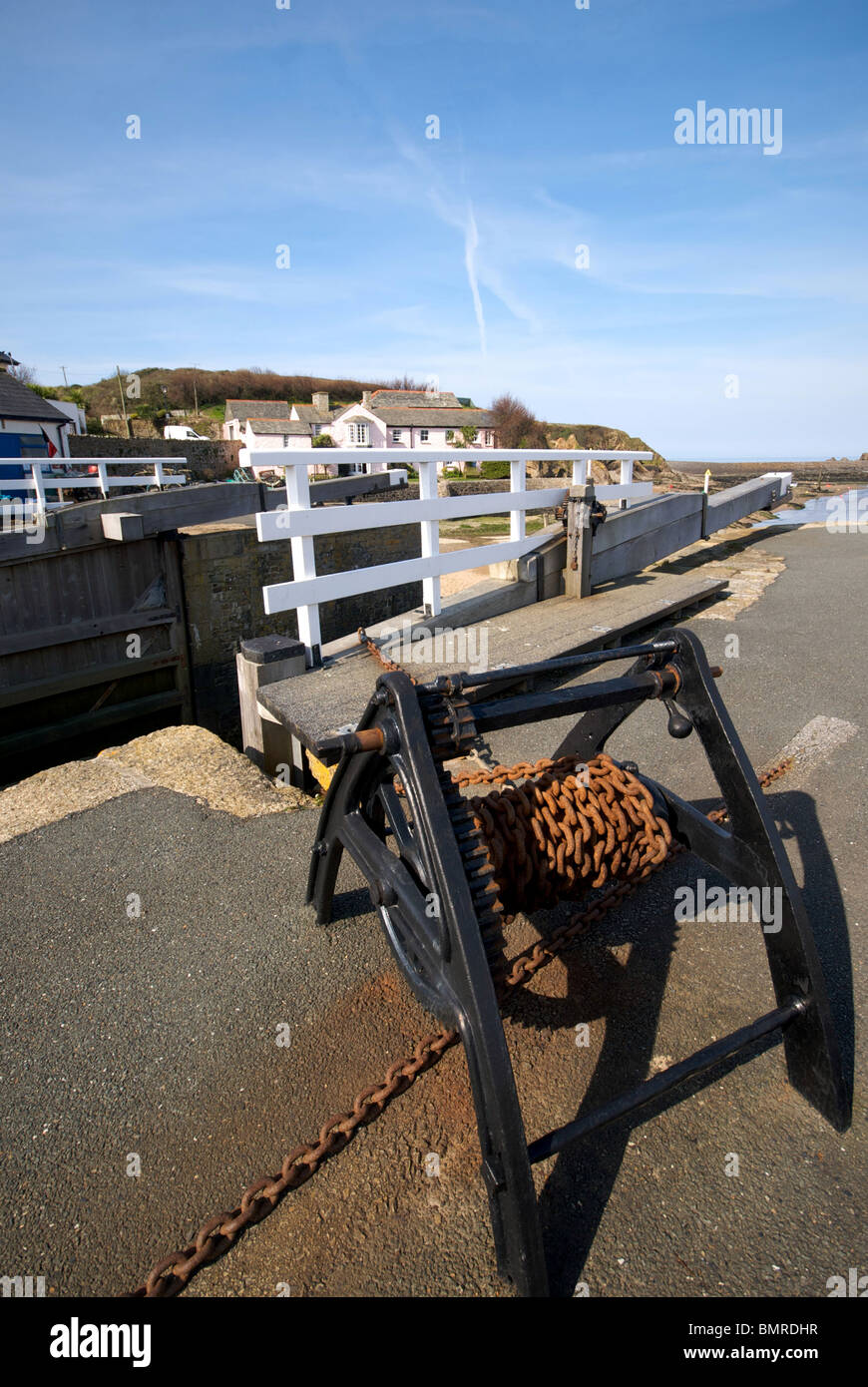 Bude Cornwall UK Canal Sea Lock Stock Photo - Alamy