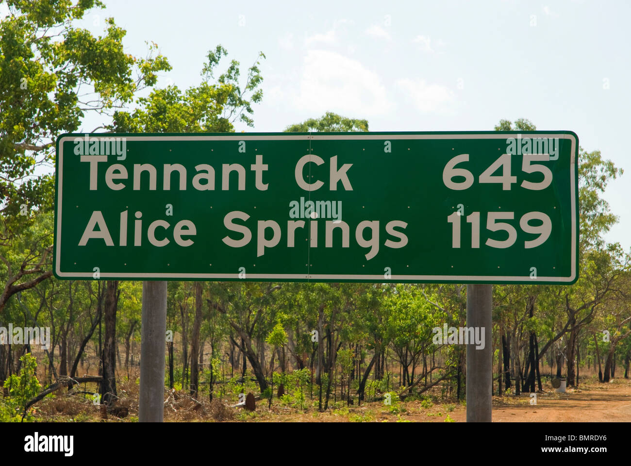 Road sign Northern Territory Australia Stock Photo - Alamy