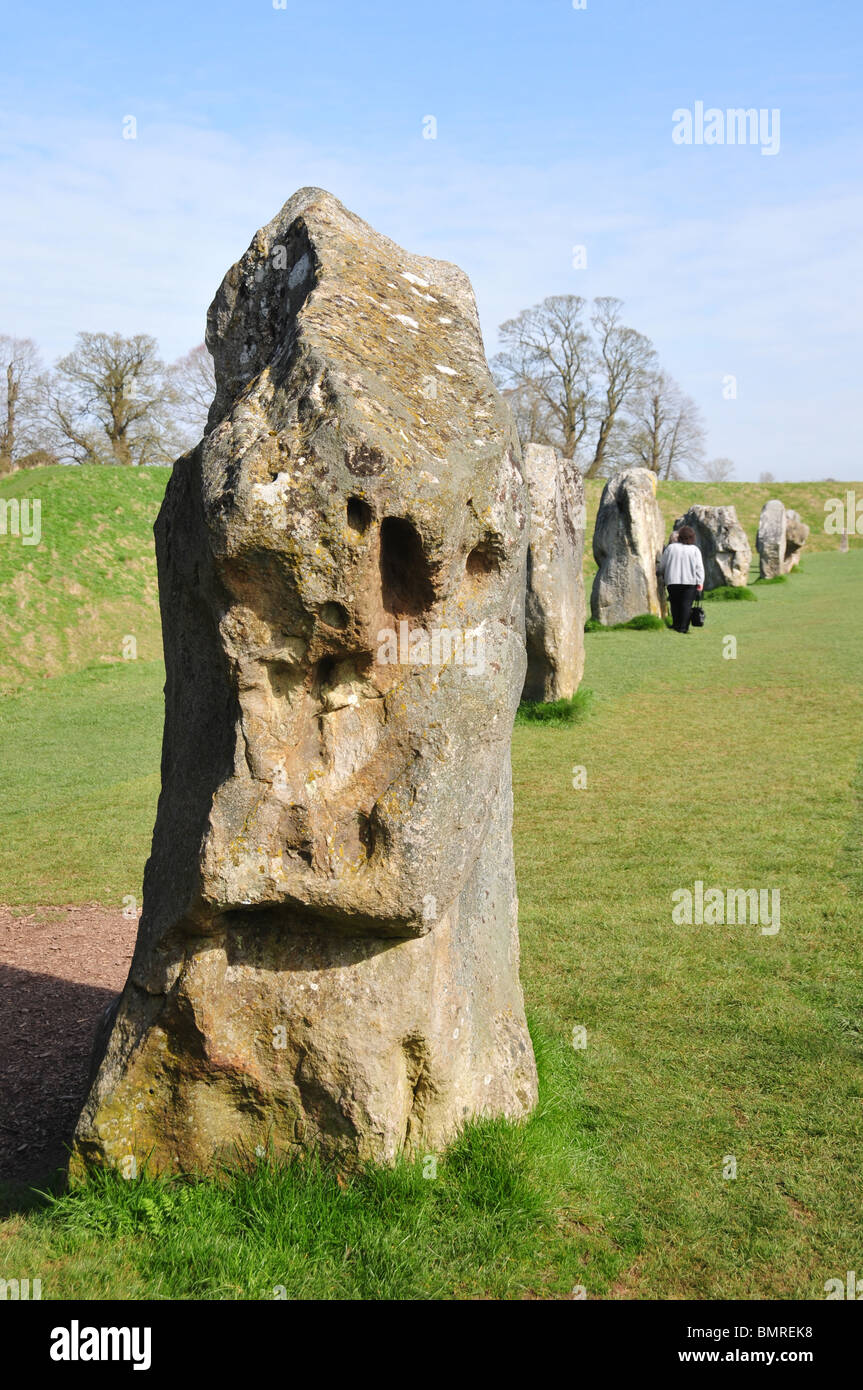 Neolithic standing stones, Avebury, Wiltshire Stock Photo - Alamy