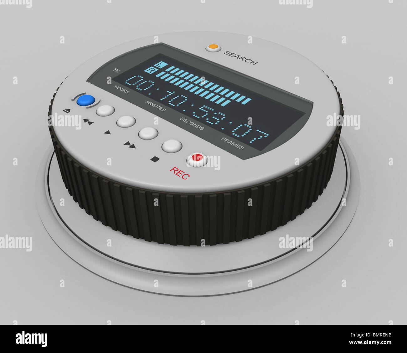 Device VCR. The display and controls are mounted on a scroll wheel ...