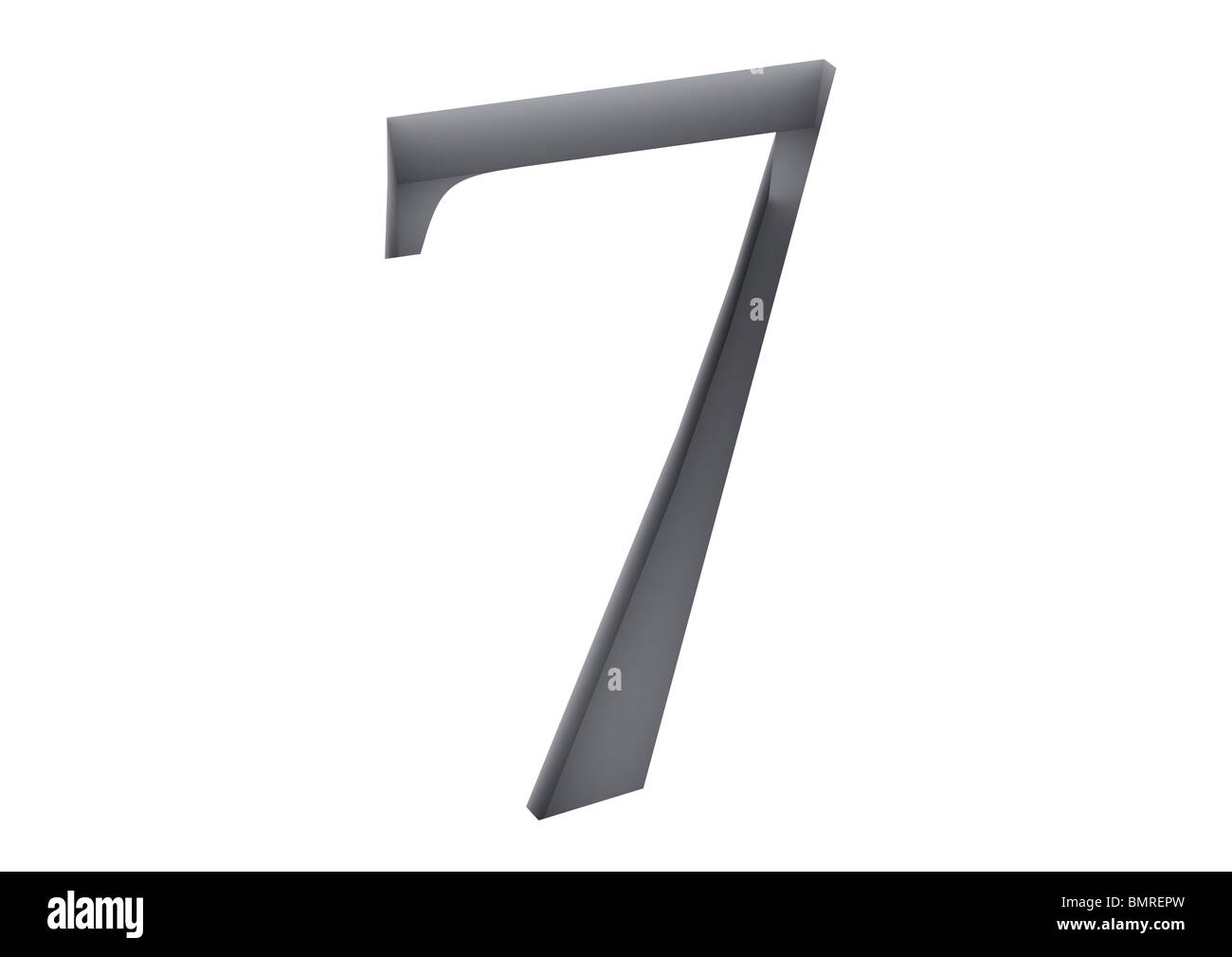 number seven 7 Stock Photo - Alamy