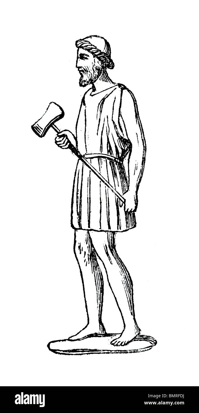 Vulcan Roman God Drawing