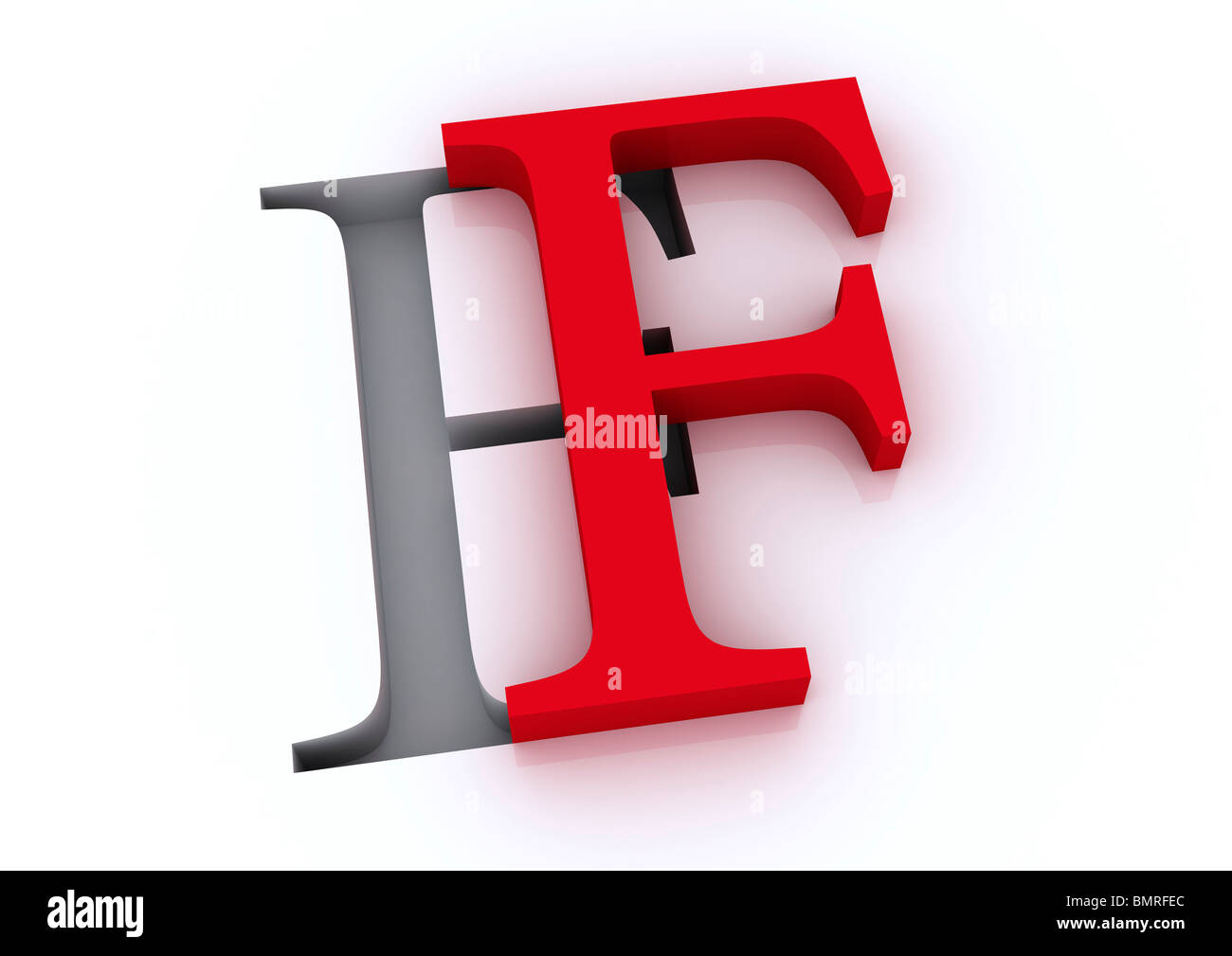 red letter f Stock Photo - Alamy