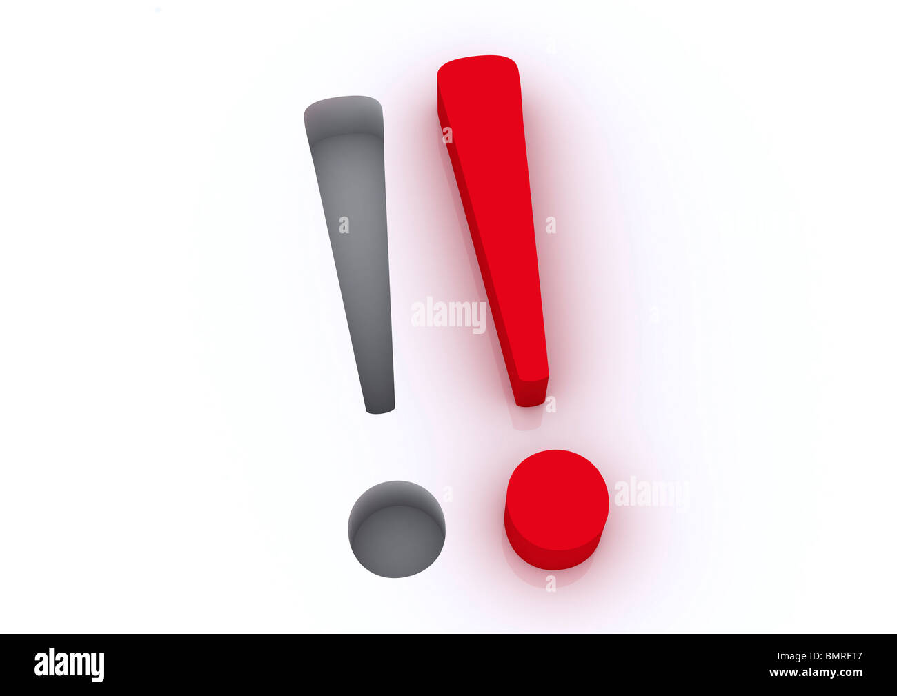 red exclamation point Stock Photo - Alamy