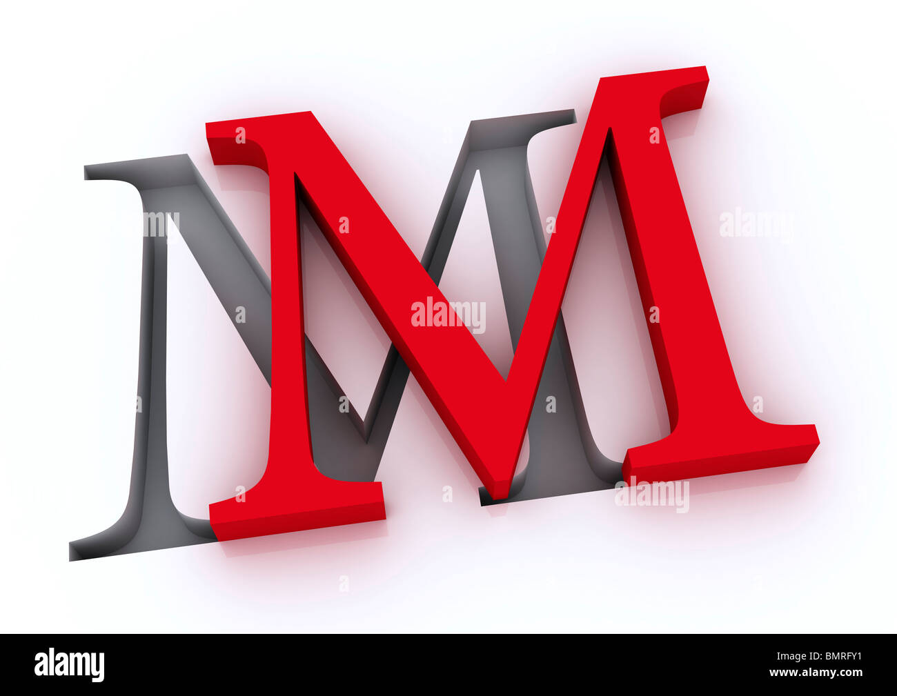 red letter m Stock Photo - Alamy