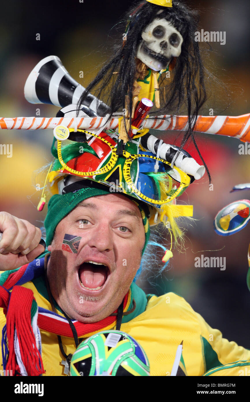 SOUTH AFRICA FAN SOUTH AFRICA V URUGUAY LOFTUS VERSFELD STADIUM TSHWANE ...
