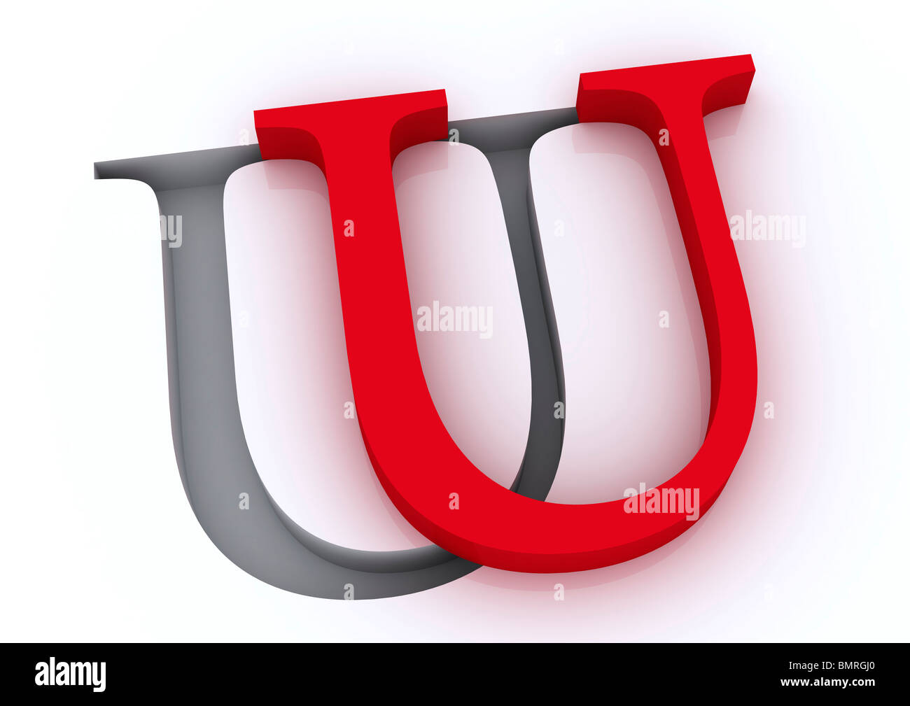 red letter u Stock Photo - Alamy