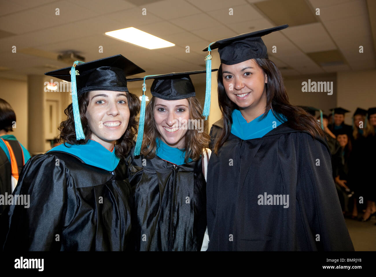 Commencement ceremony for graduates of Lyndon Baines Johnson (LBJ ...
