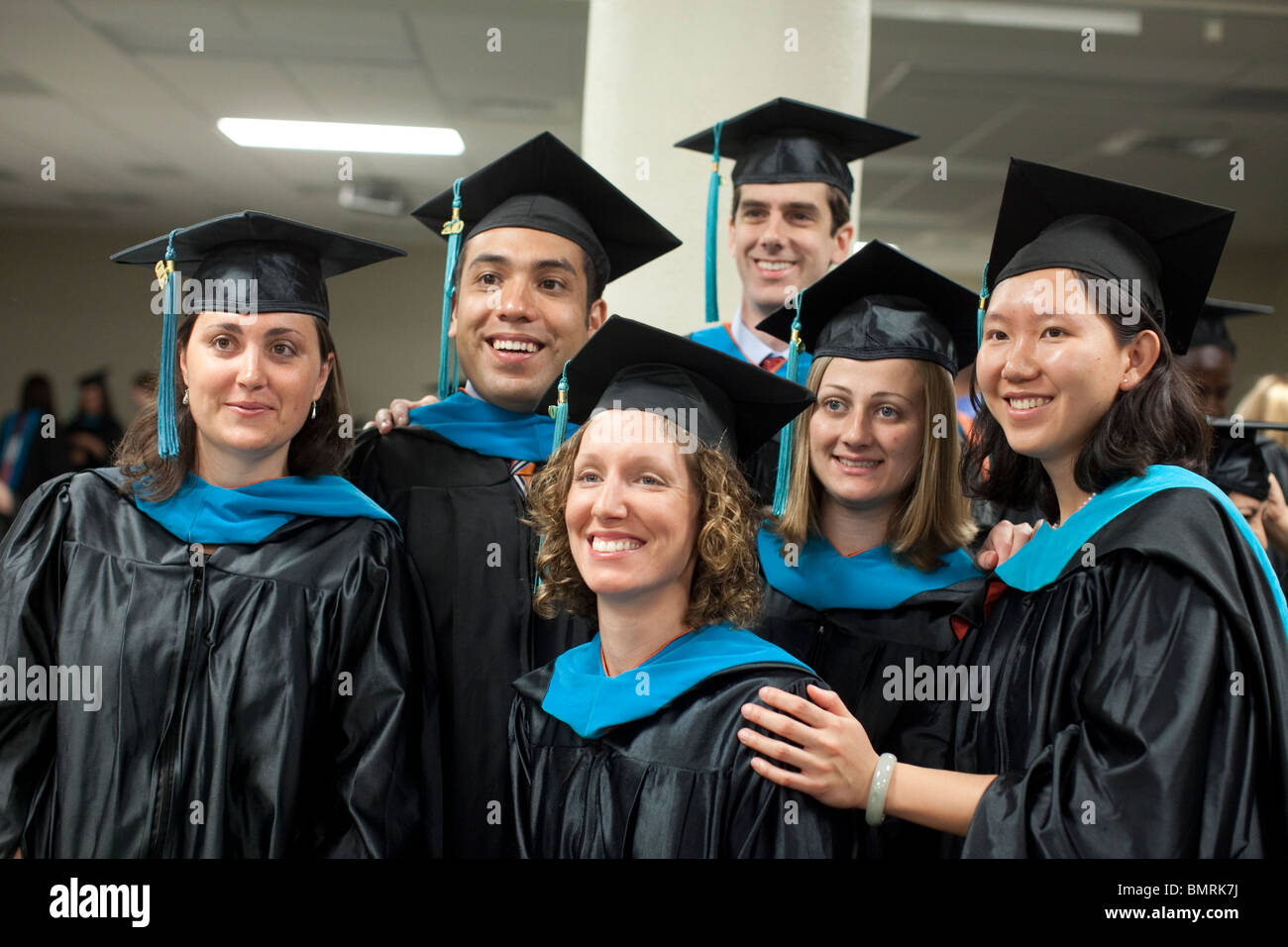Commencement ceremony for graduates of Lyndon Baines Johnson (LBJ ...