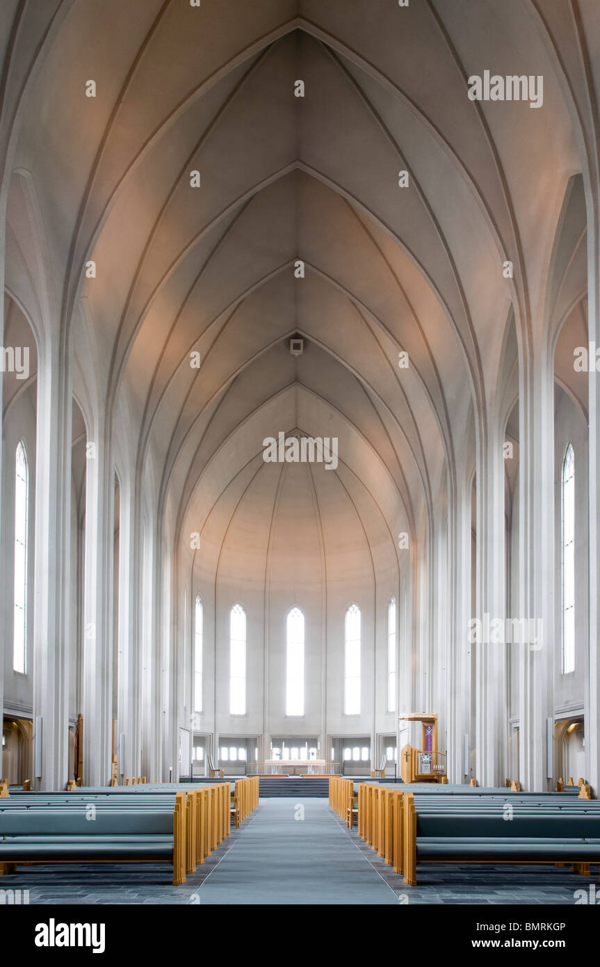 Iceland reykjavik hallgrims church tallest hi-res stock photography and ...