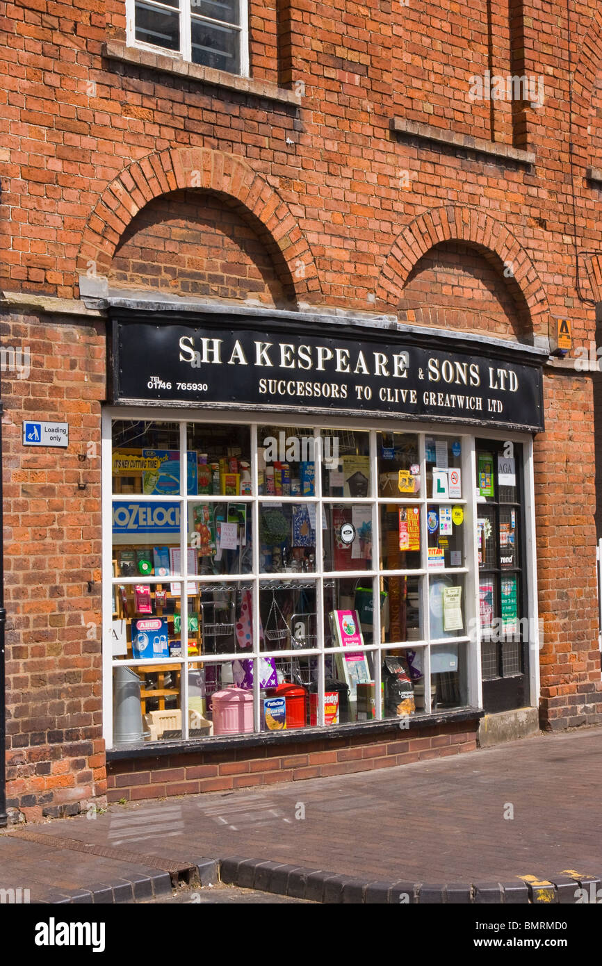 Small independently owned general store shop in a "market town Stock ...