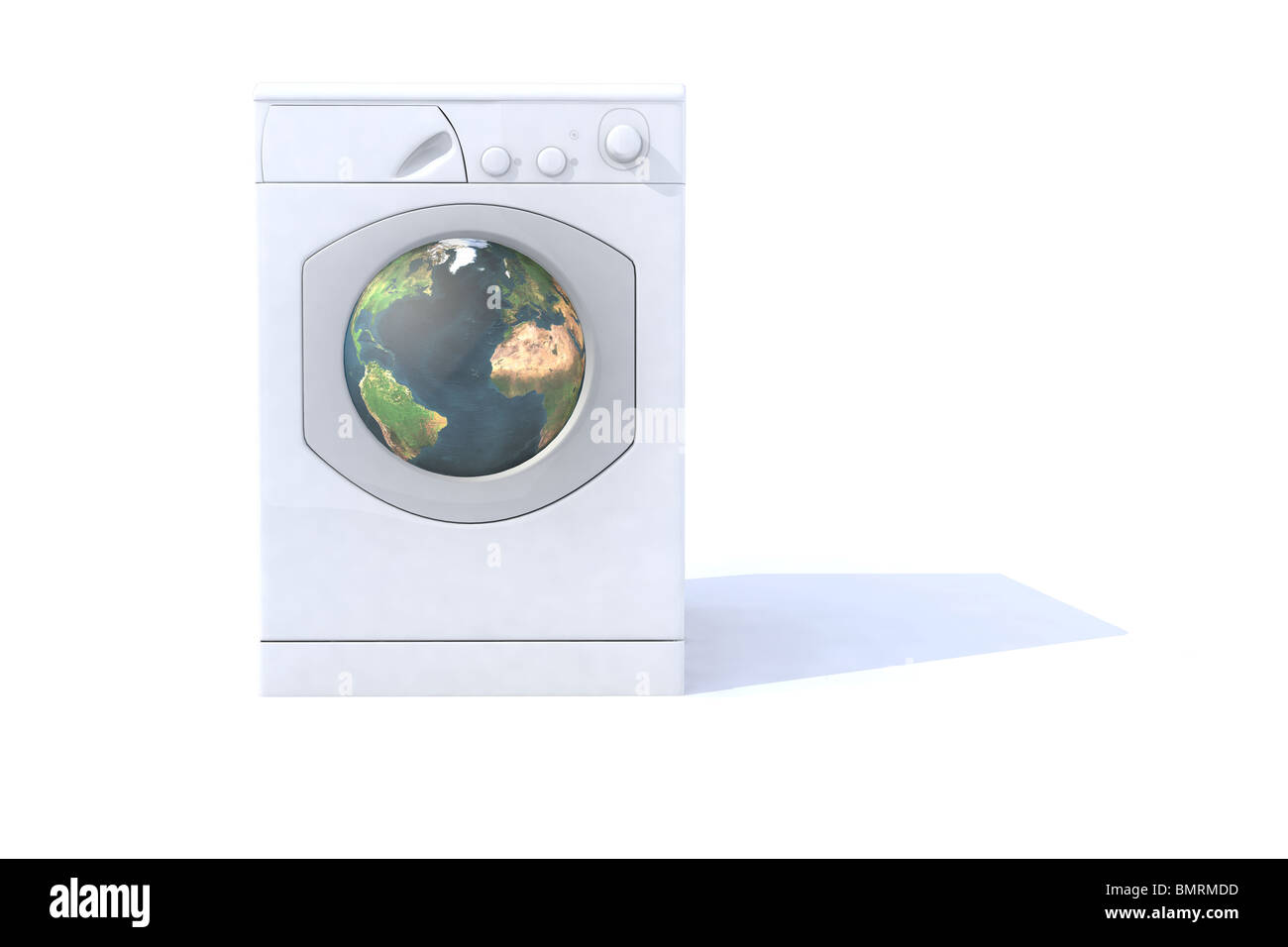 washing machine that cleans the world Stock Photo - Alamy