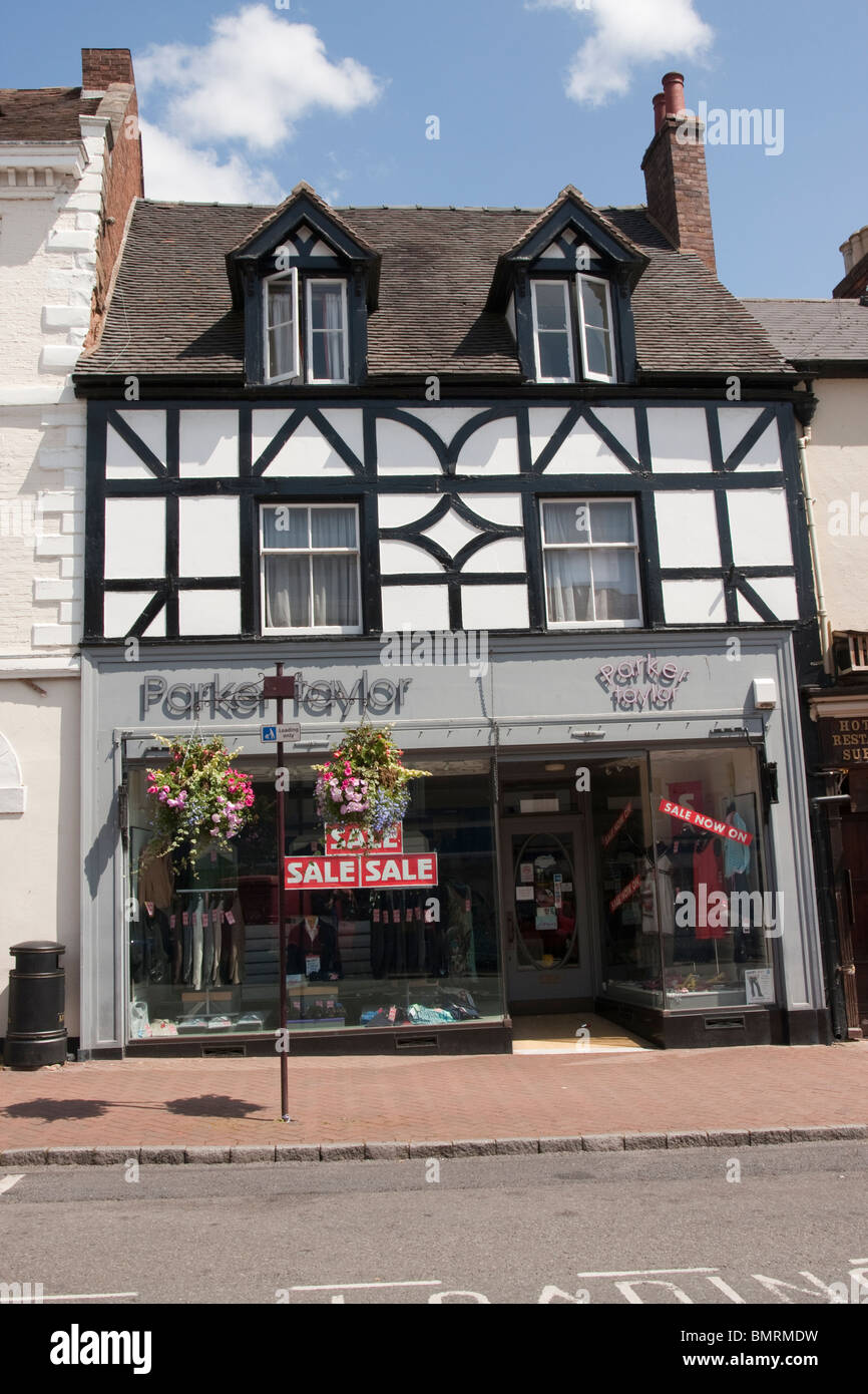 Small independently owned fashion shop in a "market town Stock Photo ...